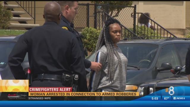 Woman Arrested In Connection To Armed Robberies Cbs News 8 San