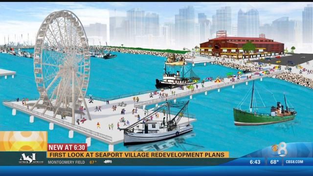 First look at Seaport Village redevelopment plans - CBS News 8 - San ...