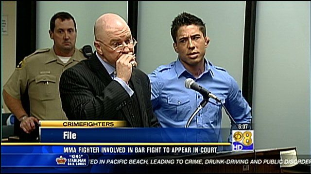 Ex-UFC fighter War Machine gets year in jail - CBS News 8 - San Diego ...