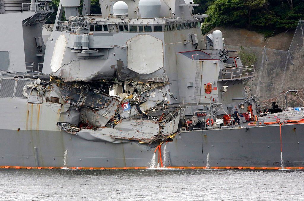 Navy confirms 7 died in USS Fitzgerald collision off Japan, 2 fr - CBS ...