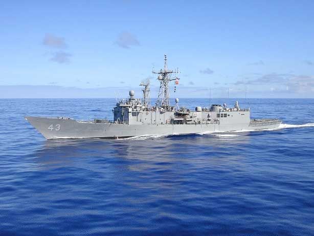 Guided missle frigate USS Thach returns to San Diego - CBS News 8 - San ...