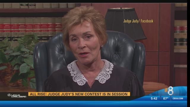 All rise! Judge Judy's new contest is in session - CBS News 8 - San ...